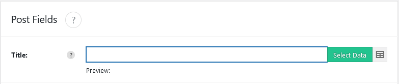 Template Fields - Import WP